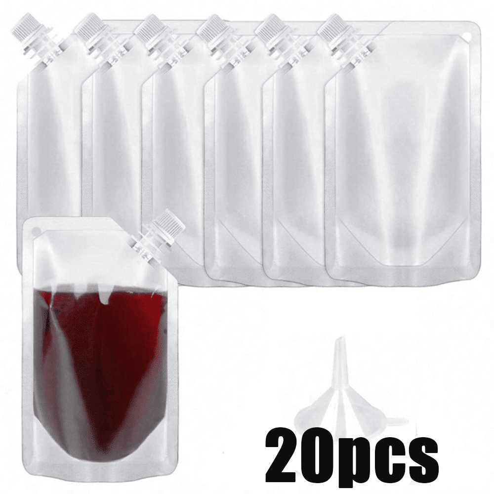 Juice Beverage Bags Plastic Transparent Reusable Portable For Milk Tea ...