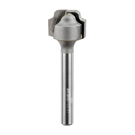 Juice Groove Router Bits, 1/8" Radius, 1/4" Shank, Carbide Tip, 2 Flute ...