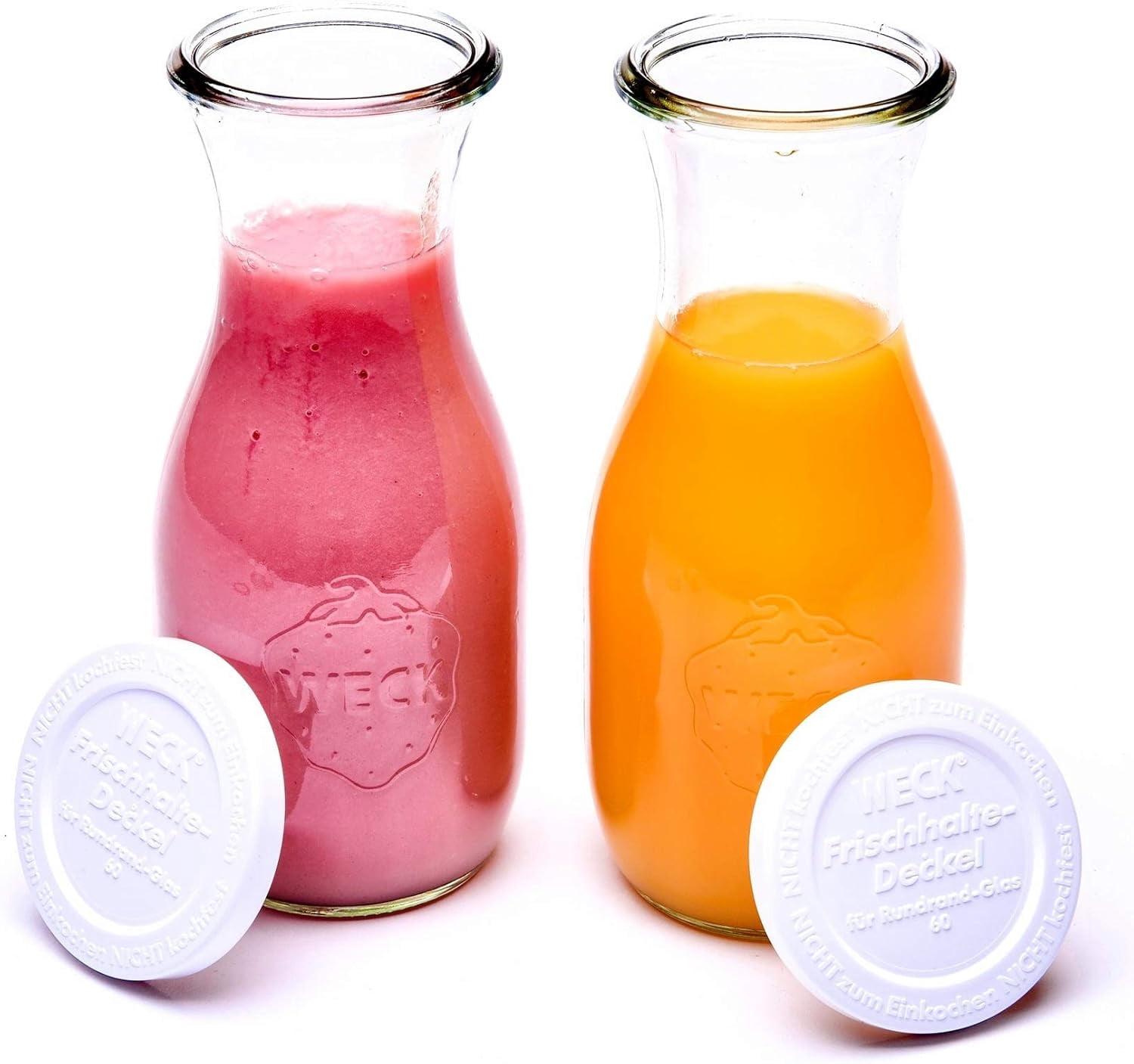 Juice Jar - (2) 764 1/2-Liter jar with Rubber Rings, Steel Clamps ...