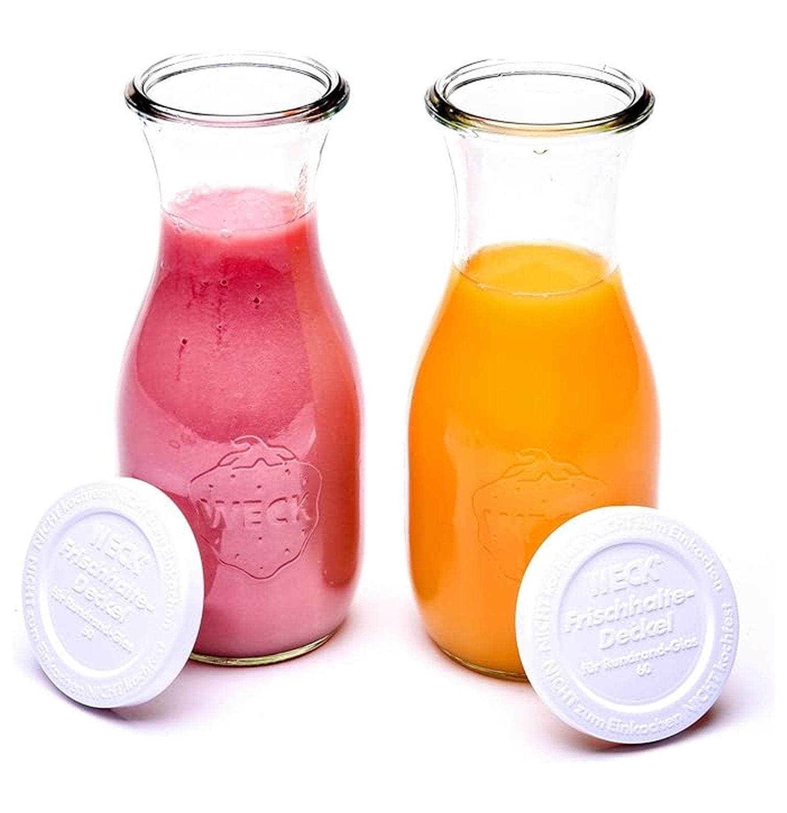 Juice Jar - (2) 764 1/2-Liter jar with Rubber Rings, Steel Clamps ...