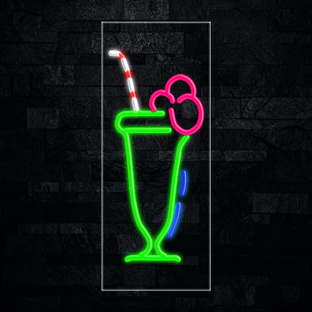 Juice-LED Neon Sign 12"L x 30"H #30600 - Walmart.com