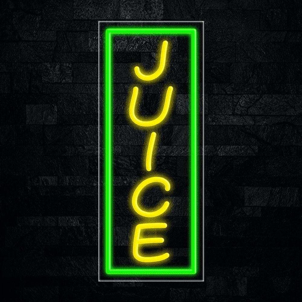 Juice-LED Neon Sign 12"L x 30"H #30996 - Walmart.com