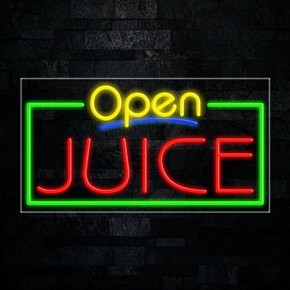 Juice LED Neon Sign 33"L x 18"H #35773 - Walmart.com