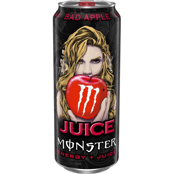 Juice Monster, Bad Apple, Juice + Energy Drink, 16 fl oz, Can - Walmart.com