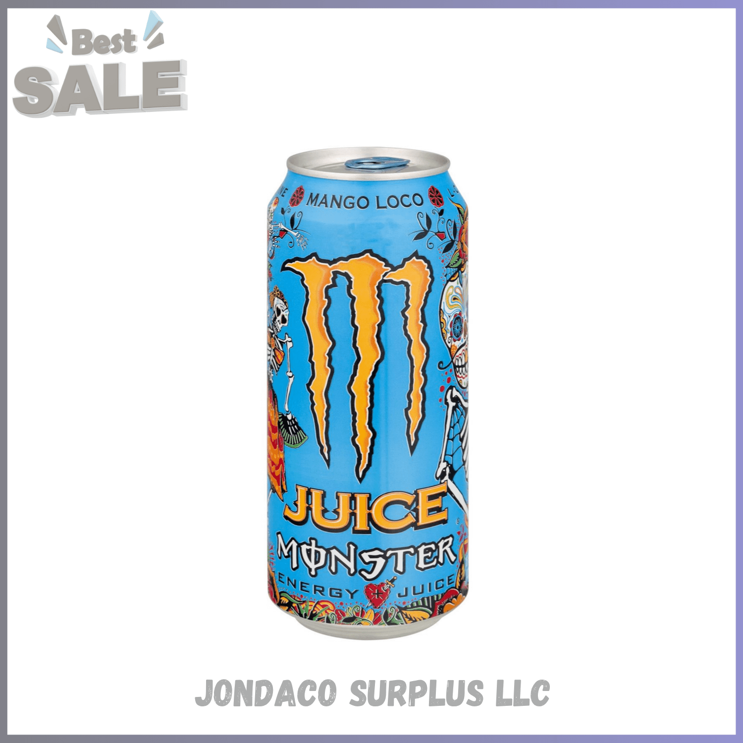 Juice Monster Mango Loco, Energy + Juice, 16 fl oz - Walmart.com