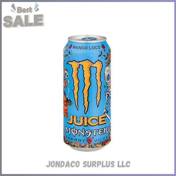 Juice Monster Mango Loco, Energy + Juice, 16 fl oz - Walmart.com