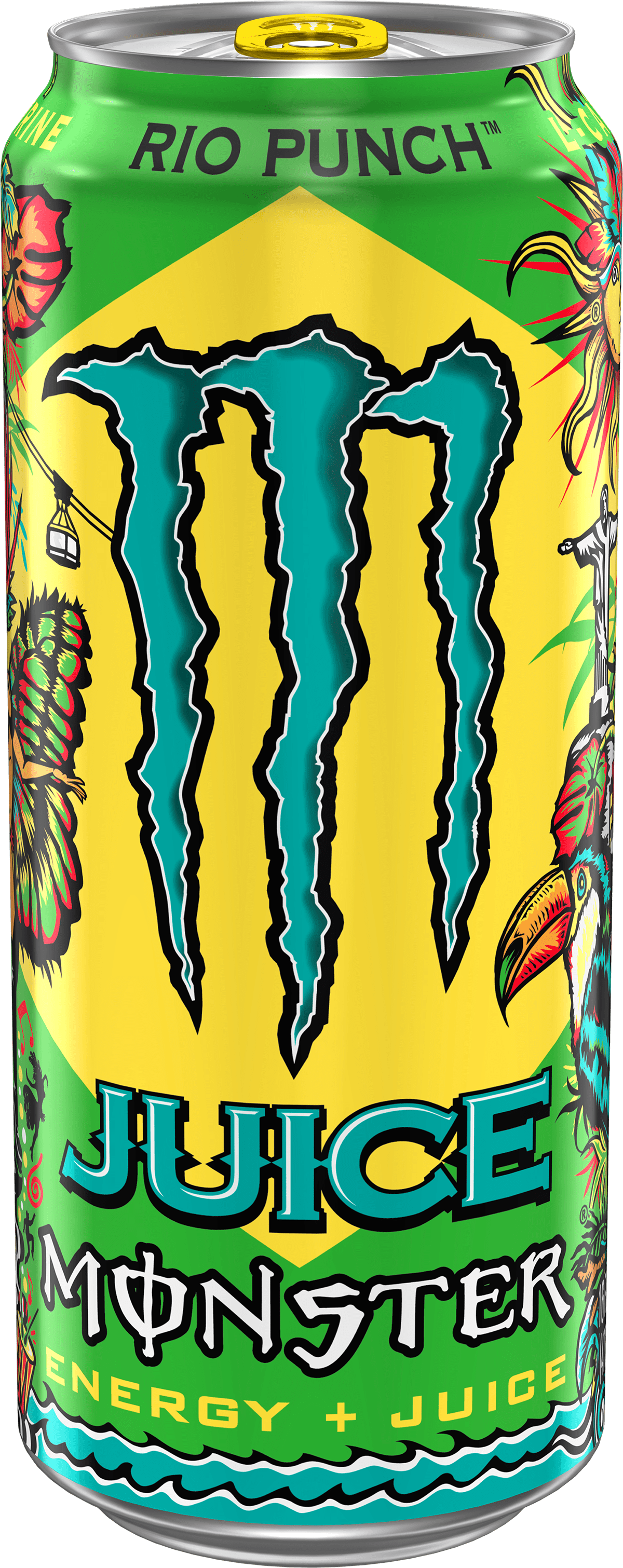Juice Monster, Exotic Rio Punch Blend, Energy + Tropical Fruit Flavors ...