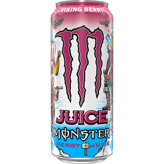 Juice Monster, Viking Berry, Juice + Energy, 16 fl oz can - Walmart.com