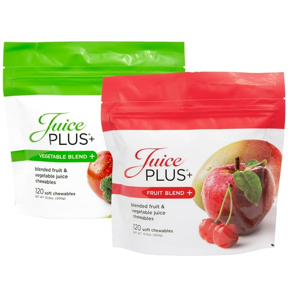 Juice Plus Chewables JuicePlus+ Fruit & Vegetable Blend Soft Chews ...