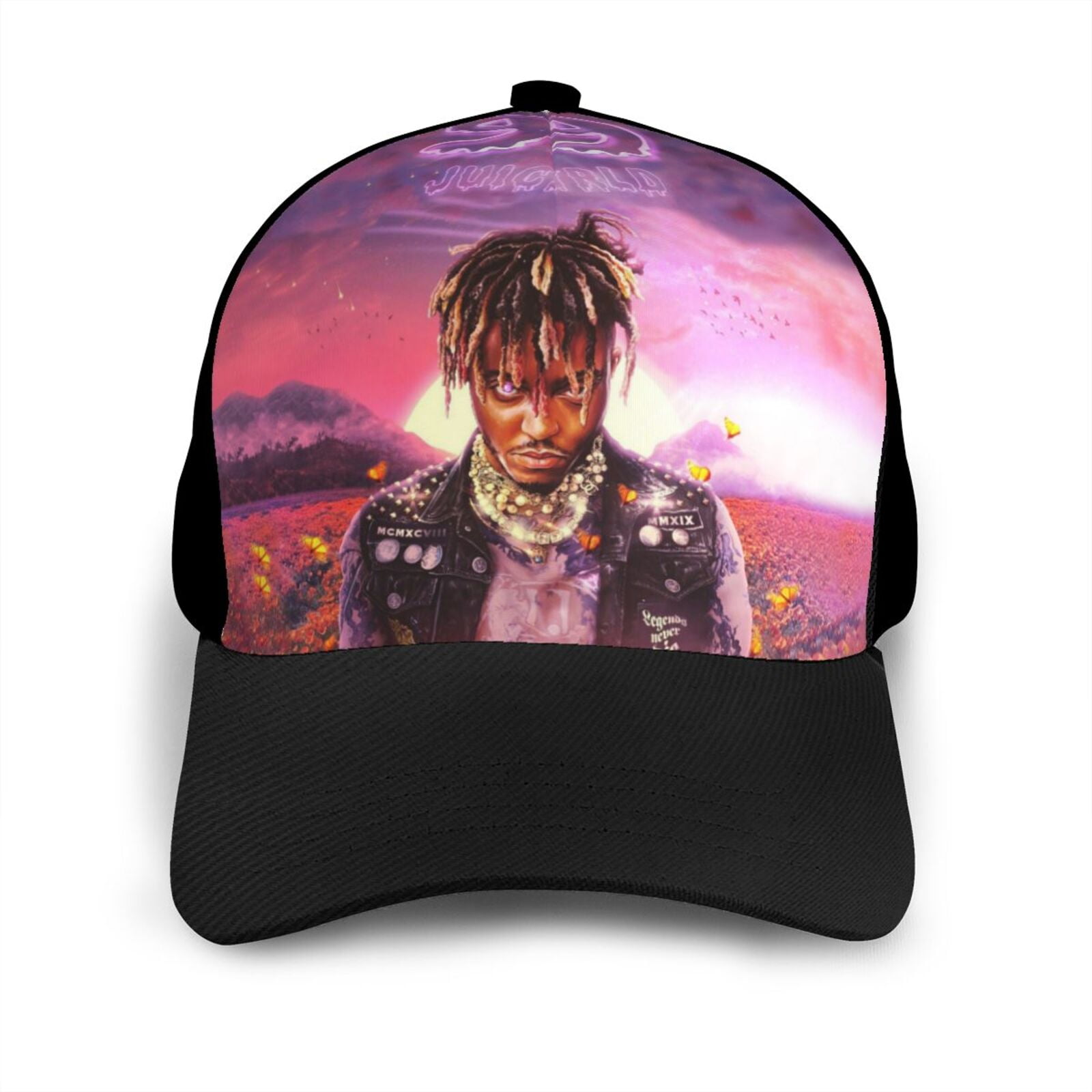 Juice Rap Wrld 999 Legends Never Die Mens Trucker Hats Snapback Hip hop ...