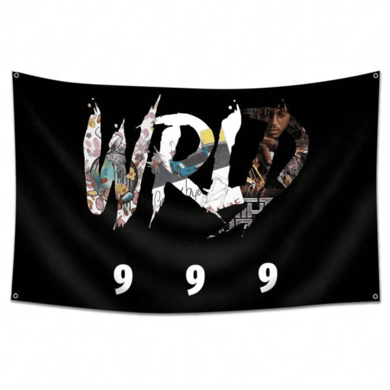 Juice Rapper 3x5Ft Flag Hip Hop Singer Tapestry For Wall Hanging Home ...