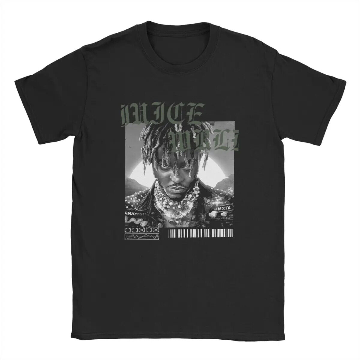 Juice Rapper T Shirts Wrlds Men Hip Hop Harajuku Gothic Vintage Tee ...