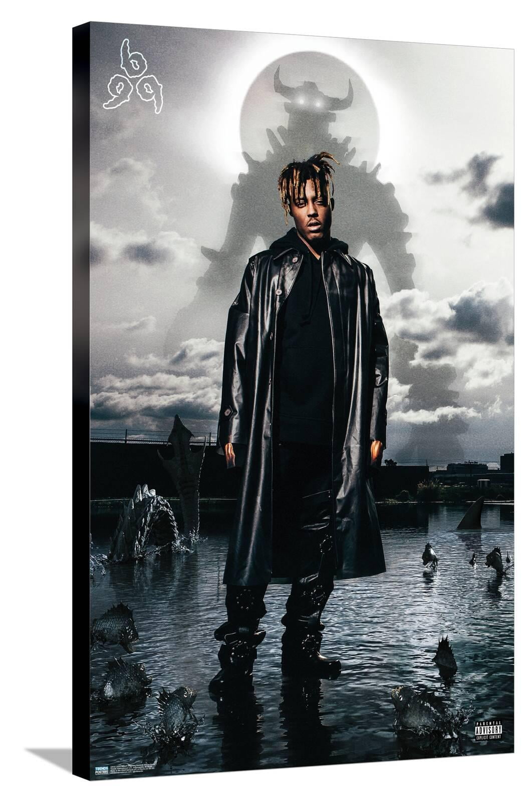 Juice WRLD - Fighting Demons Album Cover Canvas Wall Poster, 22.375" x ...