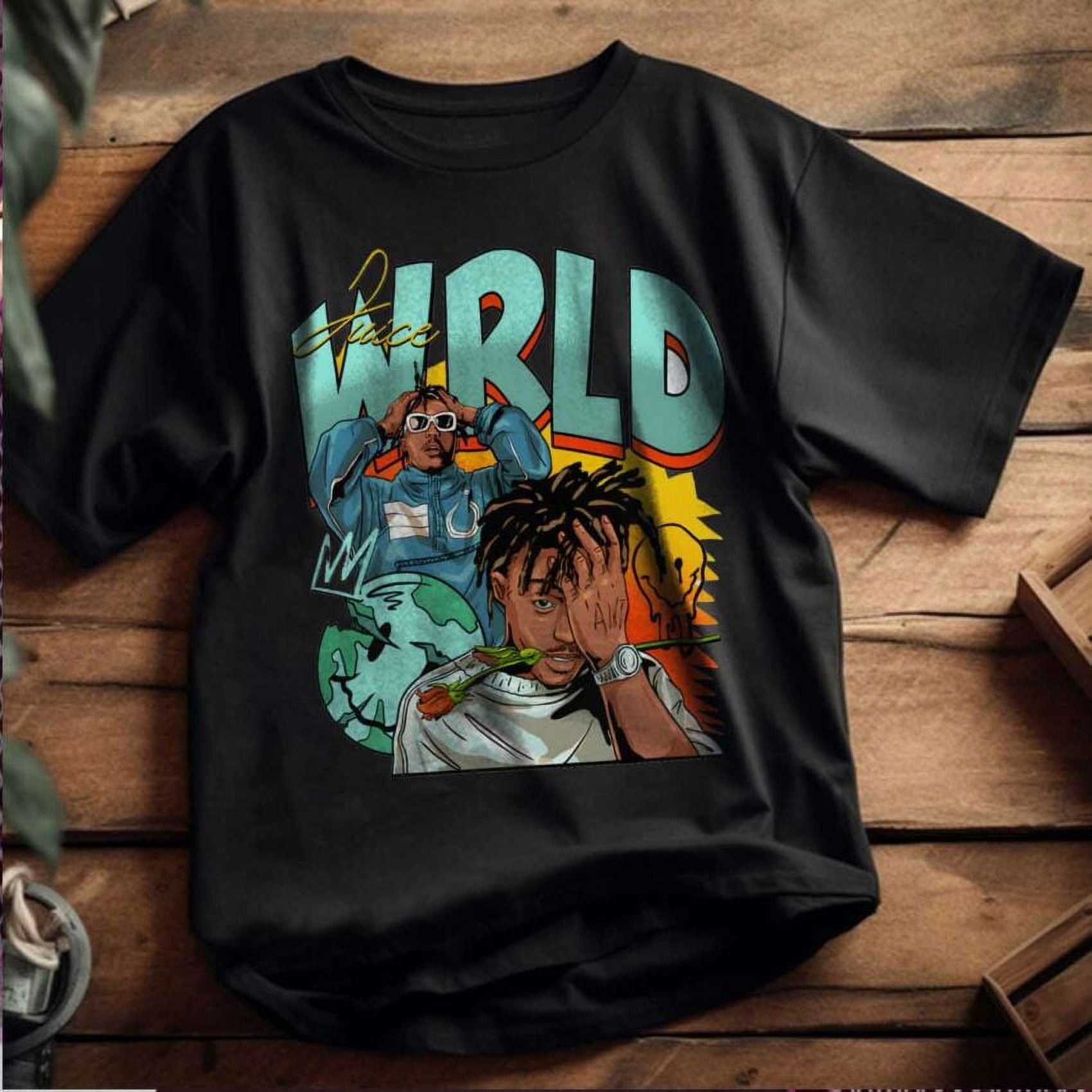 Juice WRLD Graphic Tribute T-Shirt – Unisex Streetwear Tee - Walmart.com