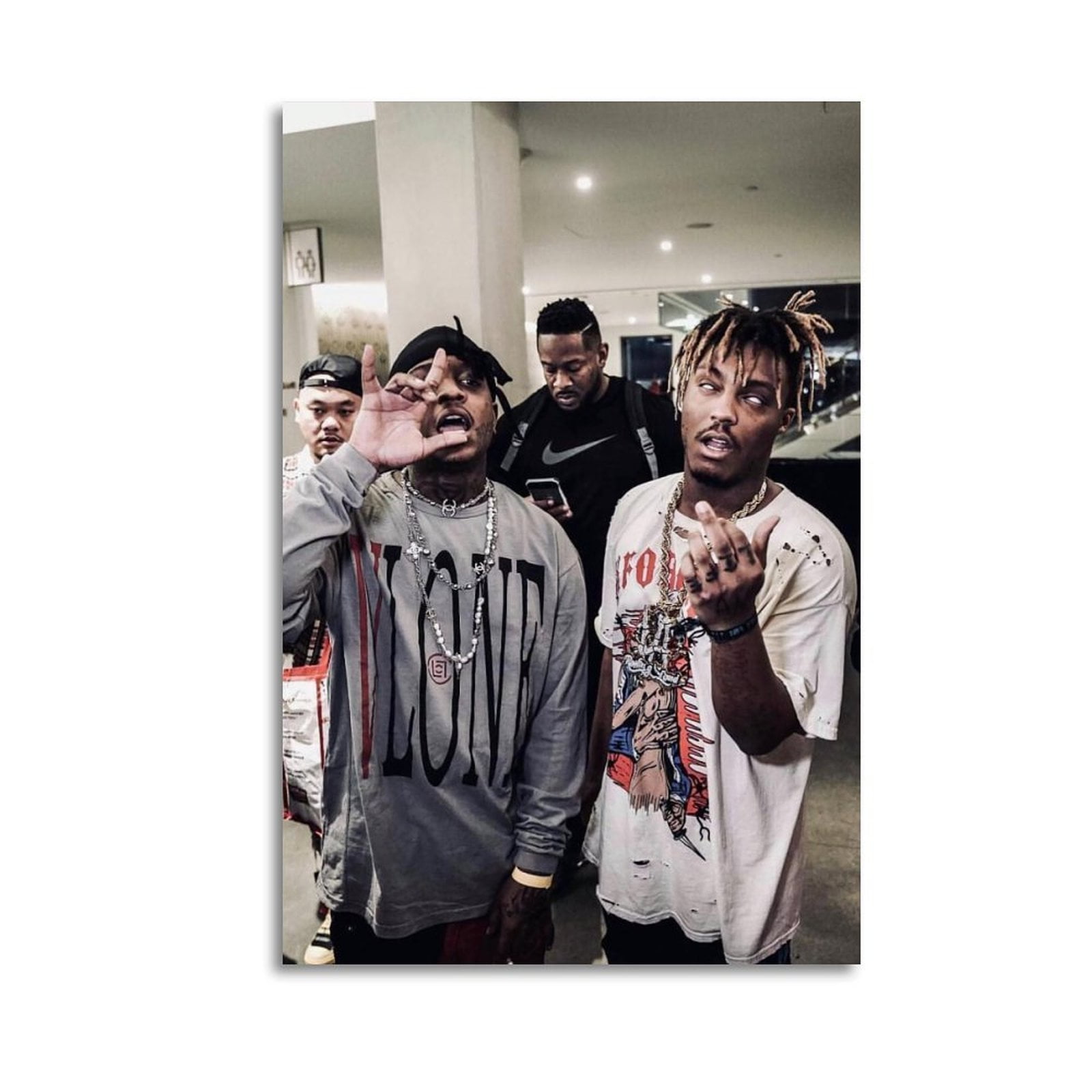 Juice Wrld And Ski Slump God Canvas Wall Art Posters and Prints Room ...