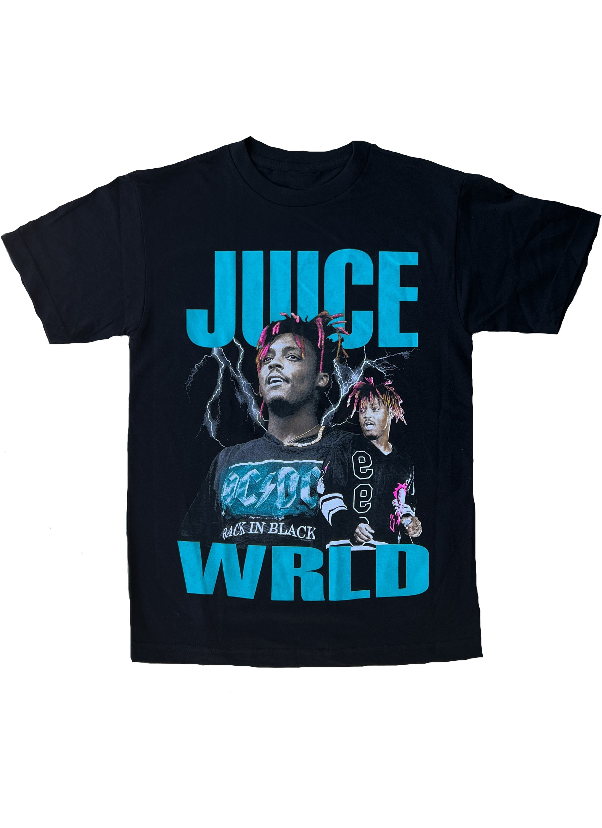 Juice Wrld Back In Black Graphic Tee T Shirt Unisex, Color: Black, Size ...