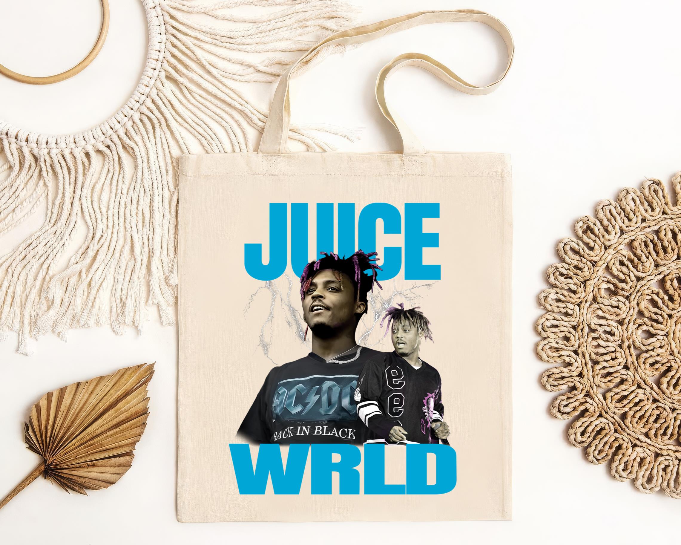 Juice Wrld Back In Black Graphic up to - Walmart.com