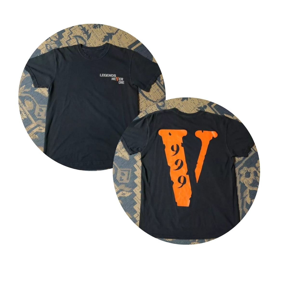 Juice Wrld x Vlone 999 Legends Never Die T-Shirt - Walmart.com