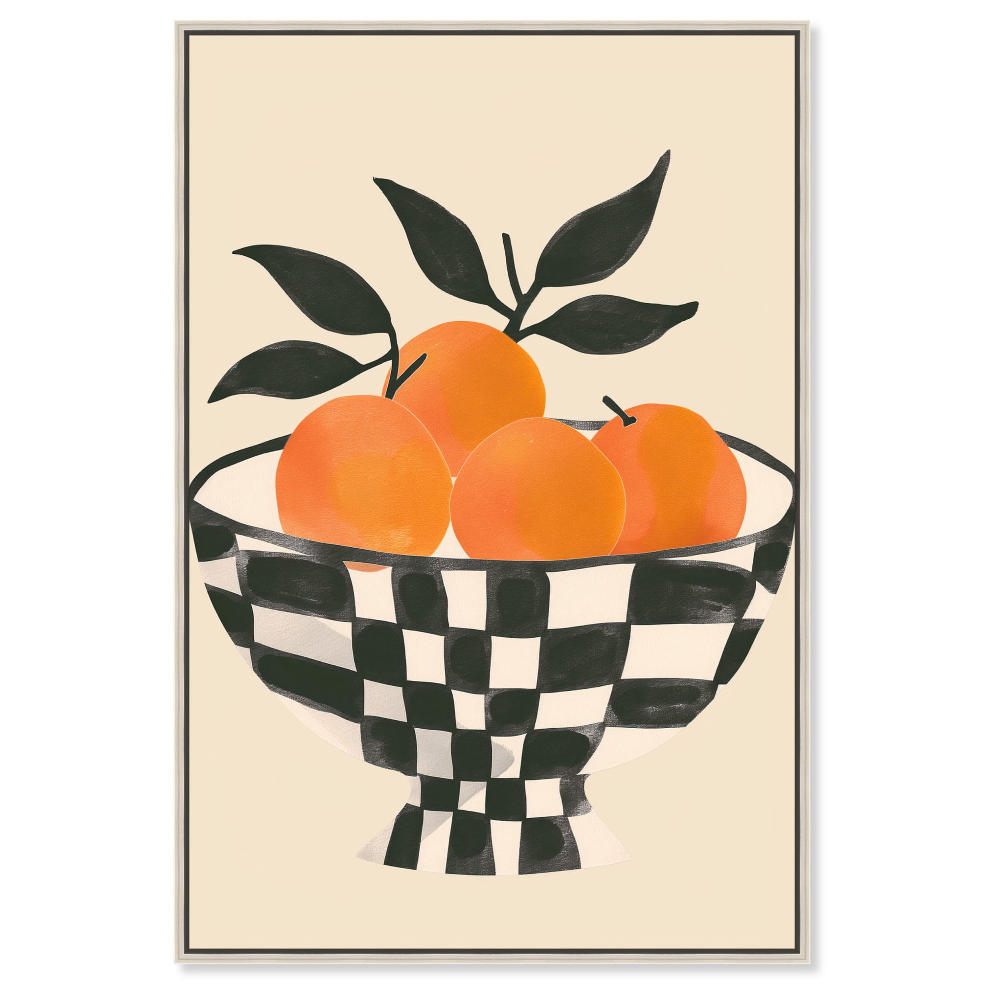 Juiced Solstice Canvas Retro Poster Art by Art Remedy, Silver Frame, 36 ...