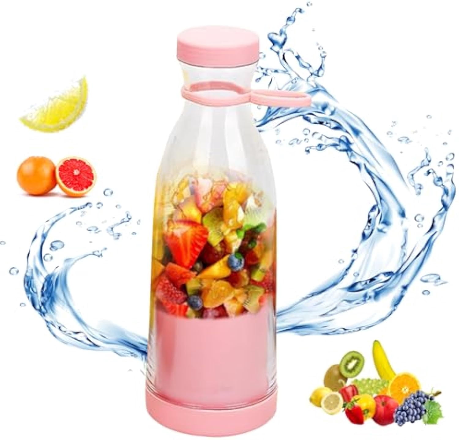 Juicengo Portable Blender, 2025 New Portable Cordless Blender 420ml ...