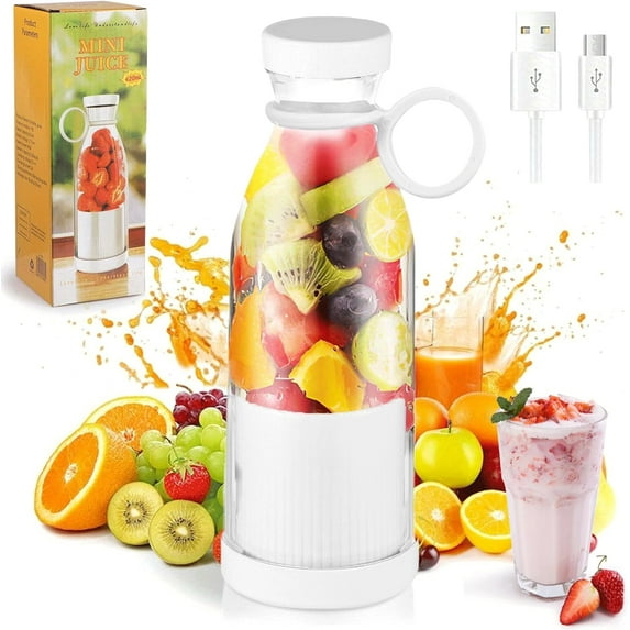 Juicengobrand, Juicengo Portable Blender, 2025 New Portable Juicer, 420ml Cordless Personal ...