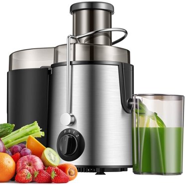 Costway Large Pulp Machine - Electric Juicer, Wide Mouth Fruit ...