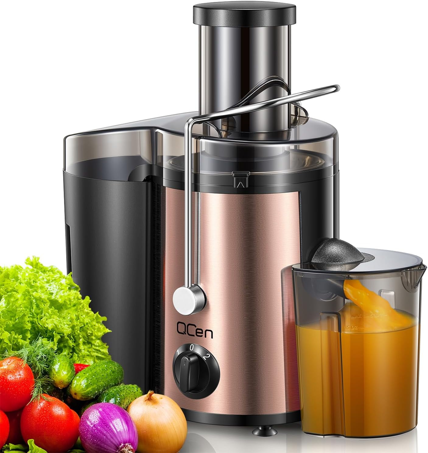 Juicer Machine, 500W Centrifugal Juicer Extractor with Wide Mouth 3 ...