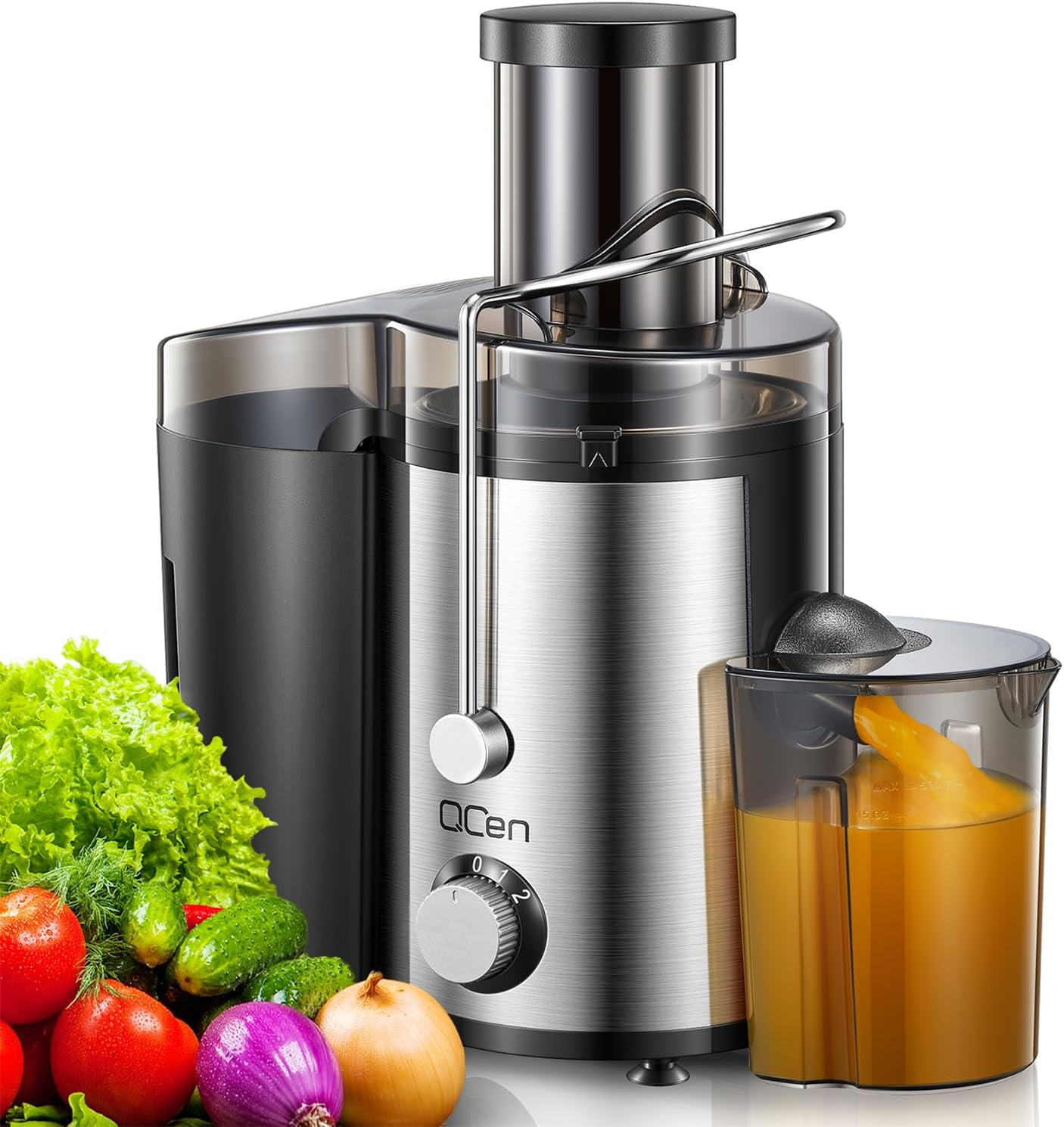 Juicer Machine, 800W Centrifugal Juicer Extractor with Wide Mouth 3 ...