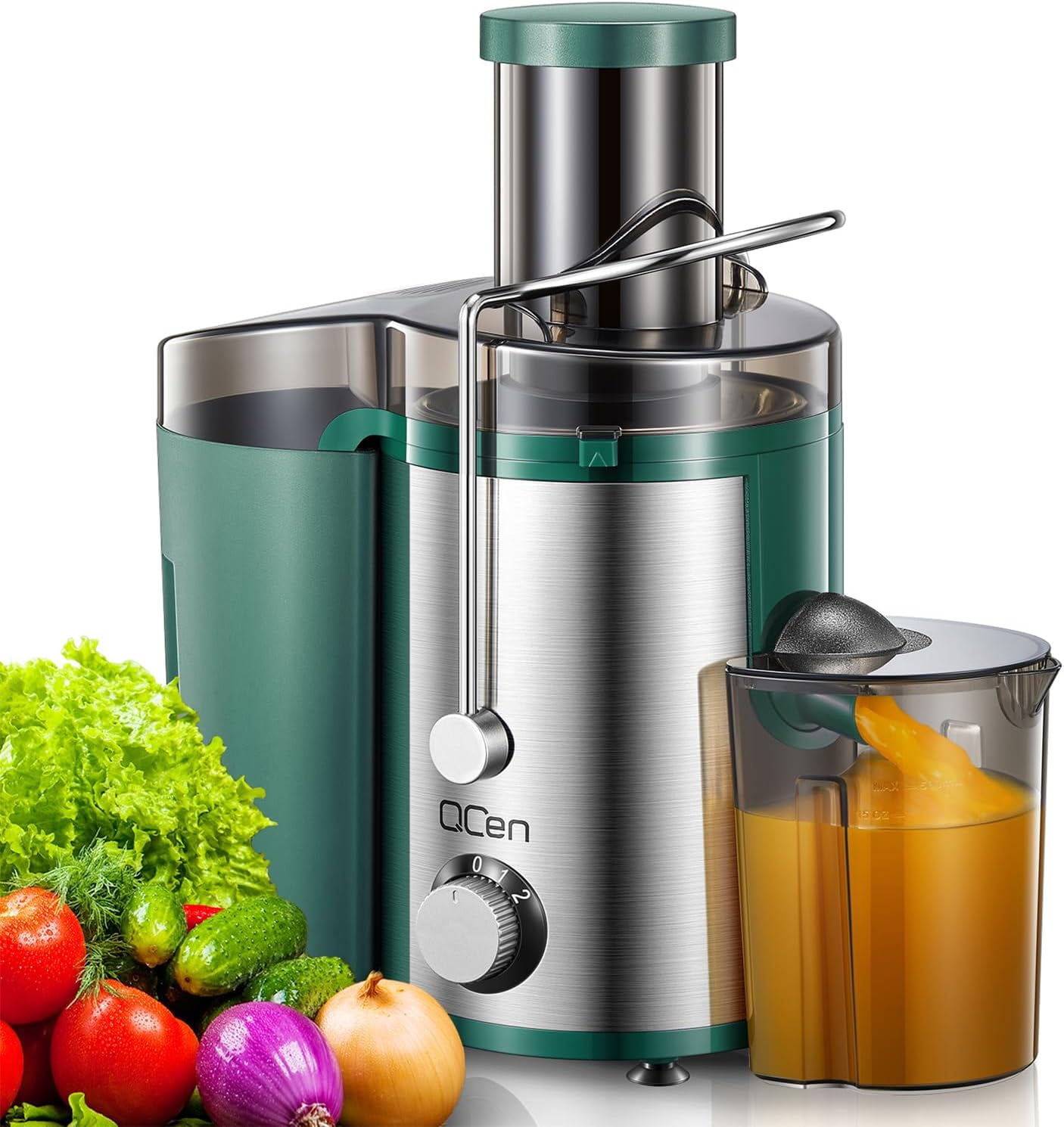 Juicer Machine, 800W Centrifugal Juicer Extractor with Wide Mouth 3 ...
