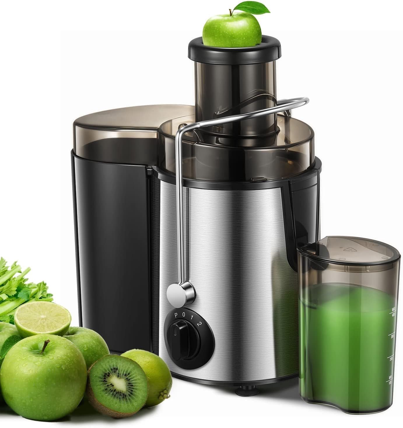 Juicer Machine, Centrifugal Juicer, Power 800W Juice, 65MM Chute for ...