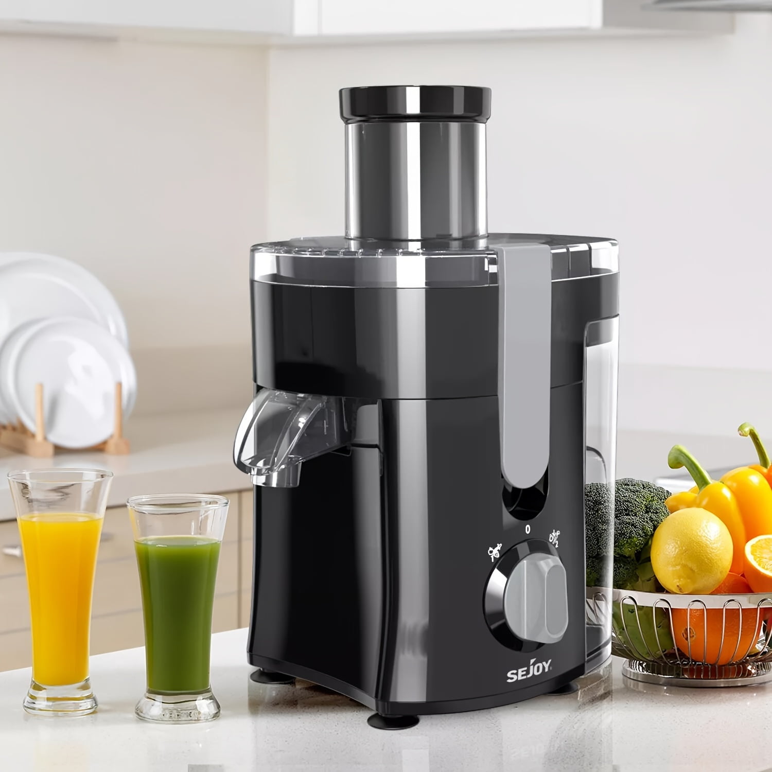 Juicer Machine, Compact Centrifugal Juicer Extractor -Speed Juicer ...