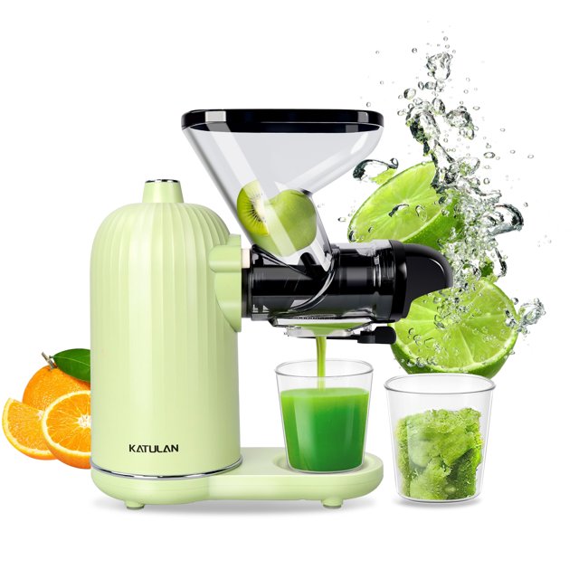 Juicer Machine, Katulan Slow Masticating Juicer, Reverse Function, High ...