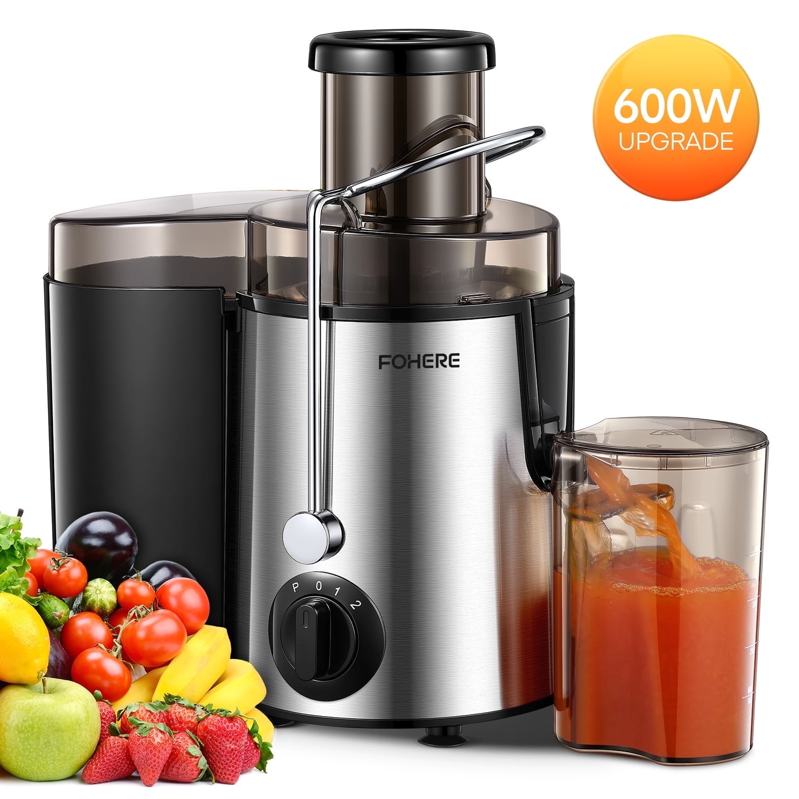 Electric Juicer, 3-Speed Centrifugal Extractor with 3'' Feed Chute ...