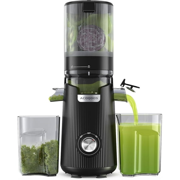 Juicer Machines, 5.3" Wide Chute for Whole Fruit and Vegetable,1.8L ...