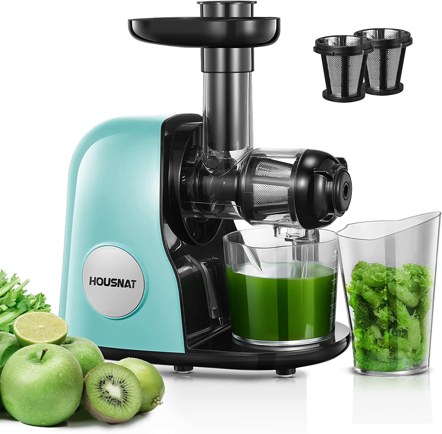 Juicer Machines, HOUSNAT Professional Celery Slow Masticating Juicer ...