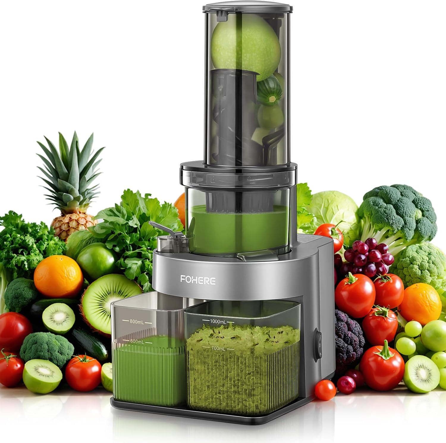 Juicer Machines Vegetable and Fruit, Cold Press Juicer Extractor Fit ...