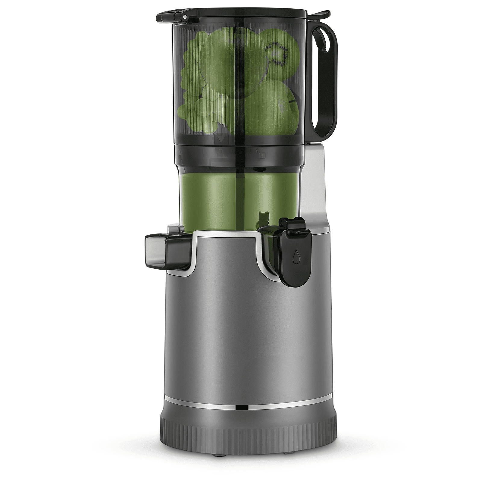 Fohere Juicer Machines, 5.3" Chute Cold Press Juicer 250 Watts, Slow ...