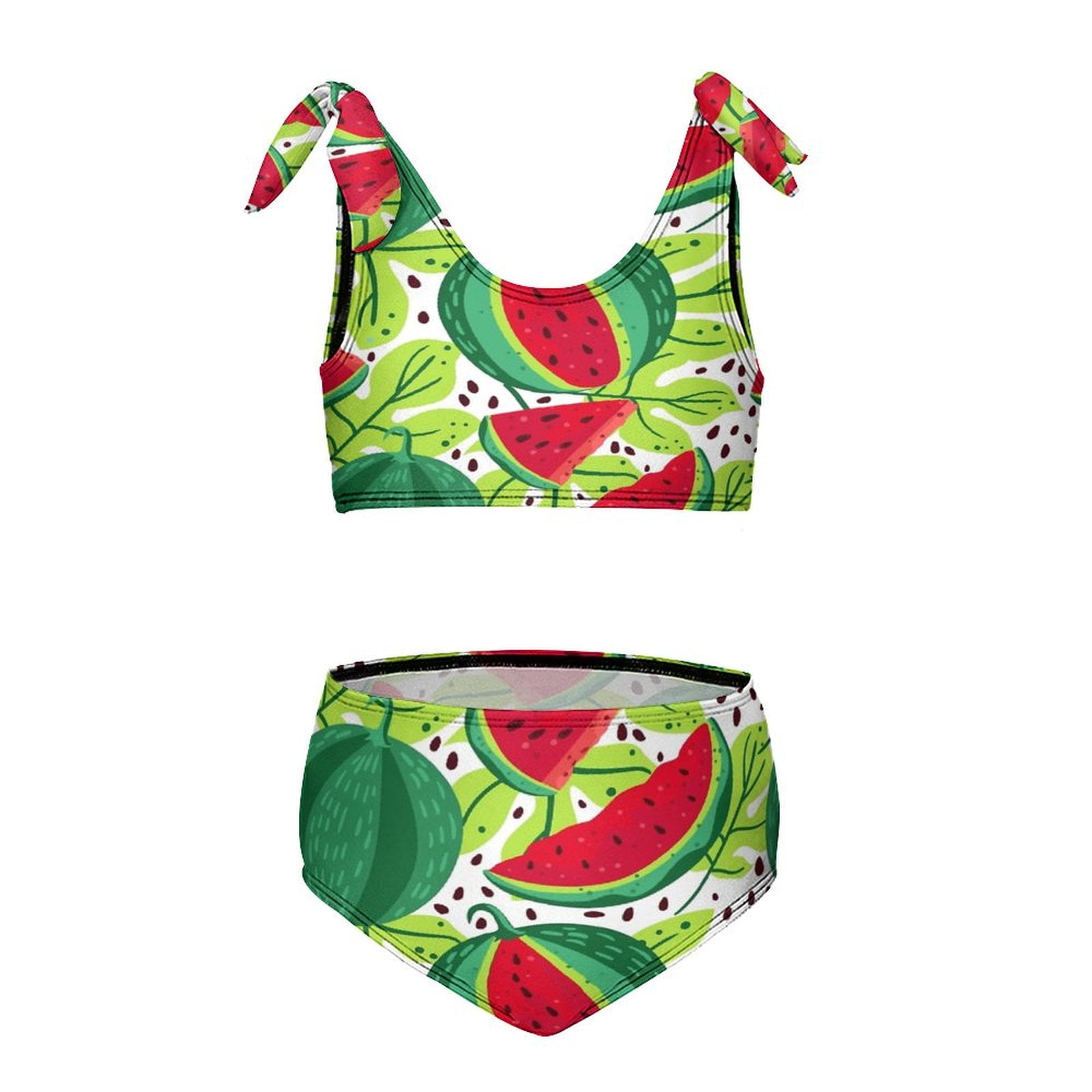 Juicy And Sweet Watermelon Girl's 2 Piece Bikini Set Beach Sport ...