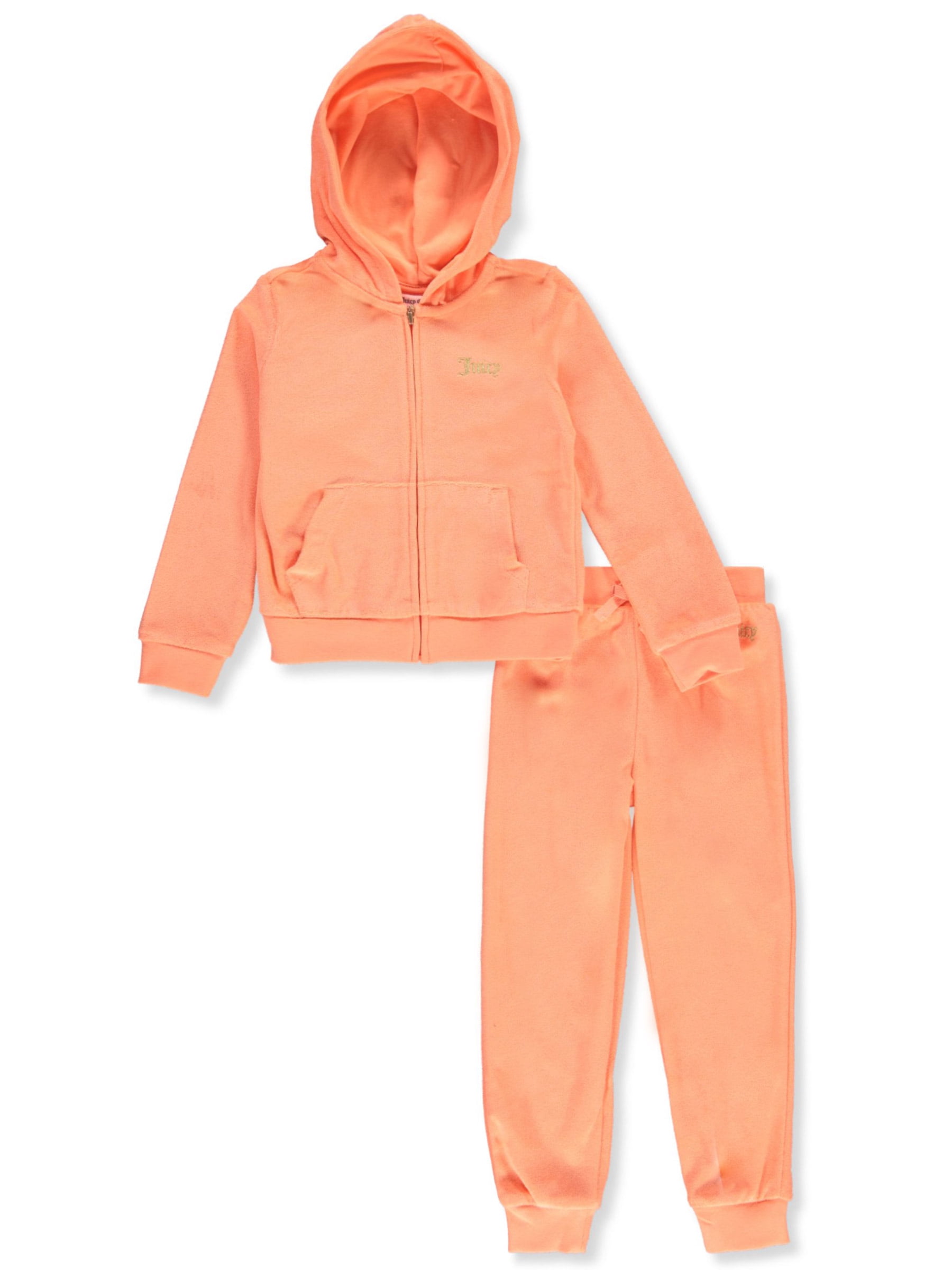 Juicy Couture Girls' 2-Piece Knit Joggers Set Outfit - multi, 6 (Little ...