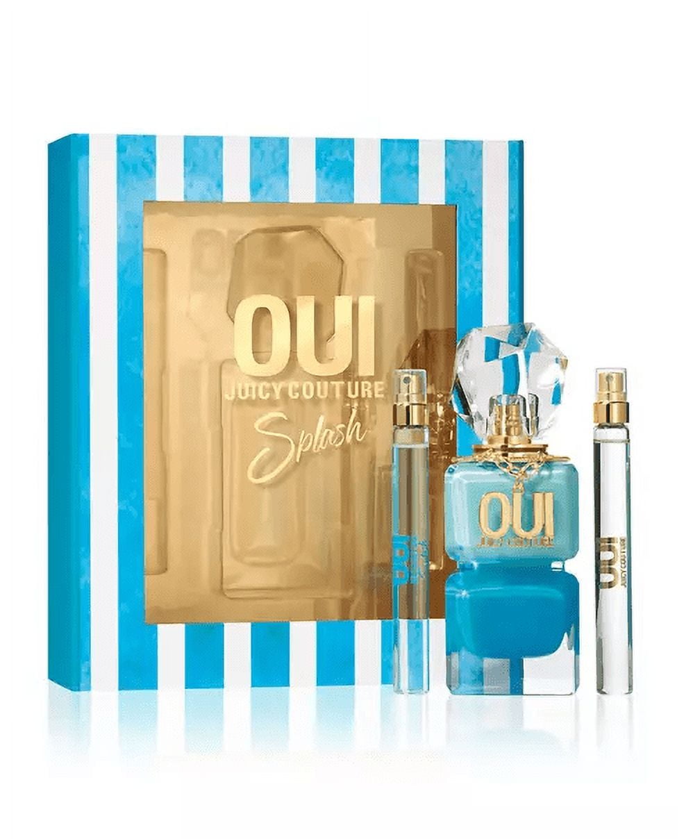 Juicy Couture OUI Splash , 3 Pc Gift Set 3.4oz EDP Spray, 2 x 0.33oz EDP Spray - Walmart.com