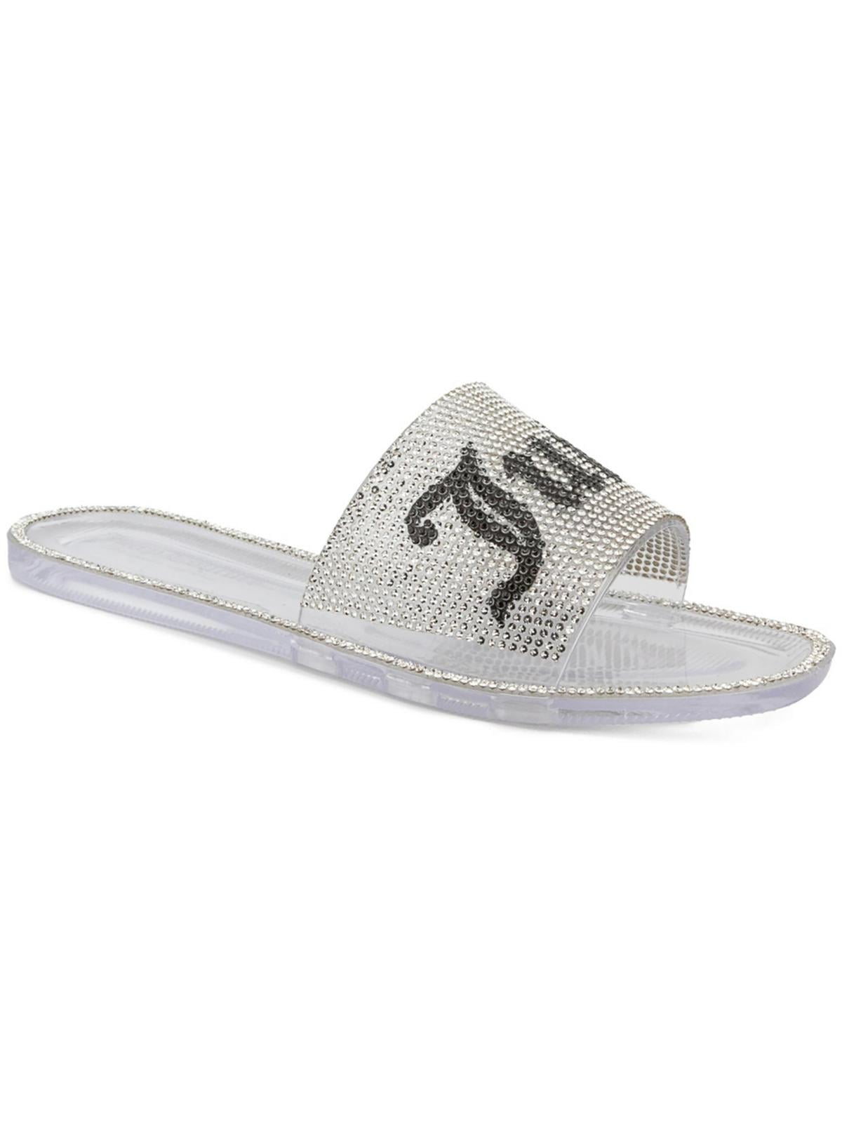 Juicy Couture Womens Hylton Rhinestone Pool Slides - Walmart.com