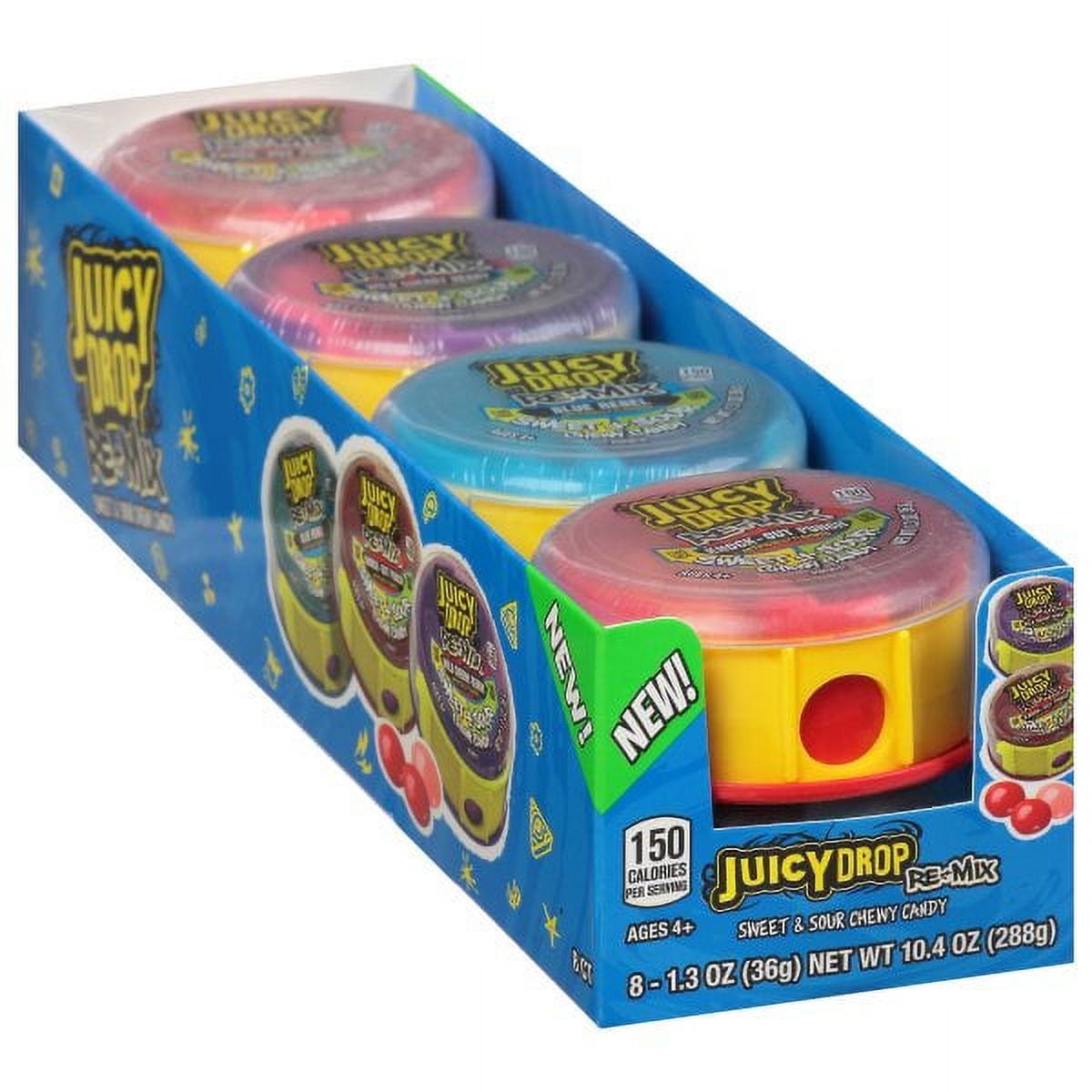 Juicy Drop, Re-Mix Sweet & Sour Chewy Candy Variety Pack, 8ct 1.3oz ...