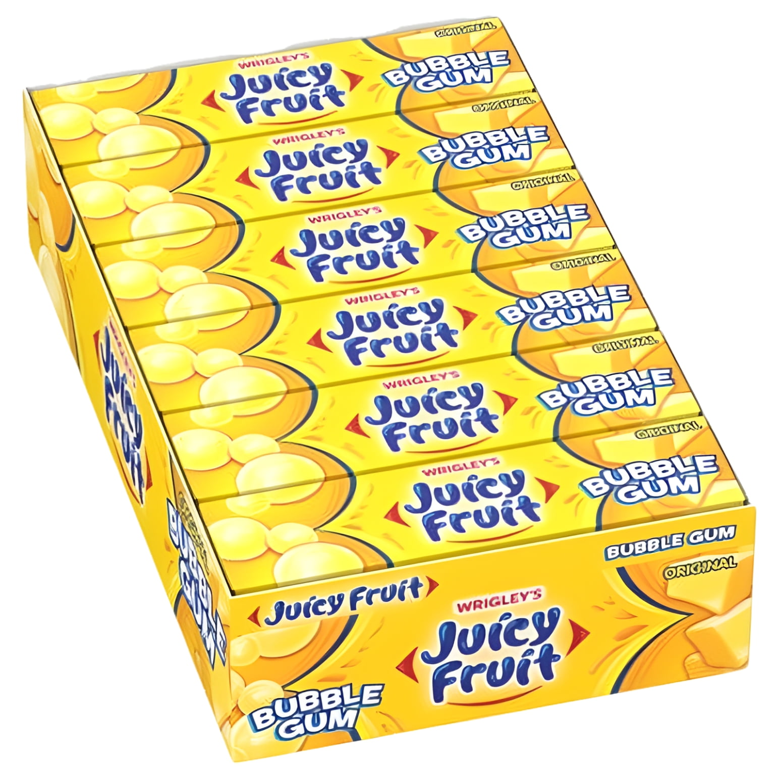 Juicy Fruit Original Bubble Gum, 1.41 Ounce, Pack of 18 - Walmart.com