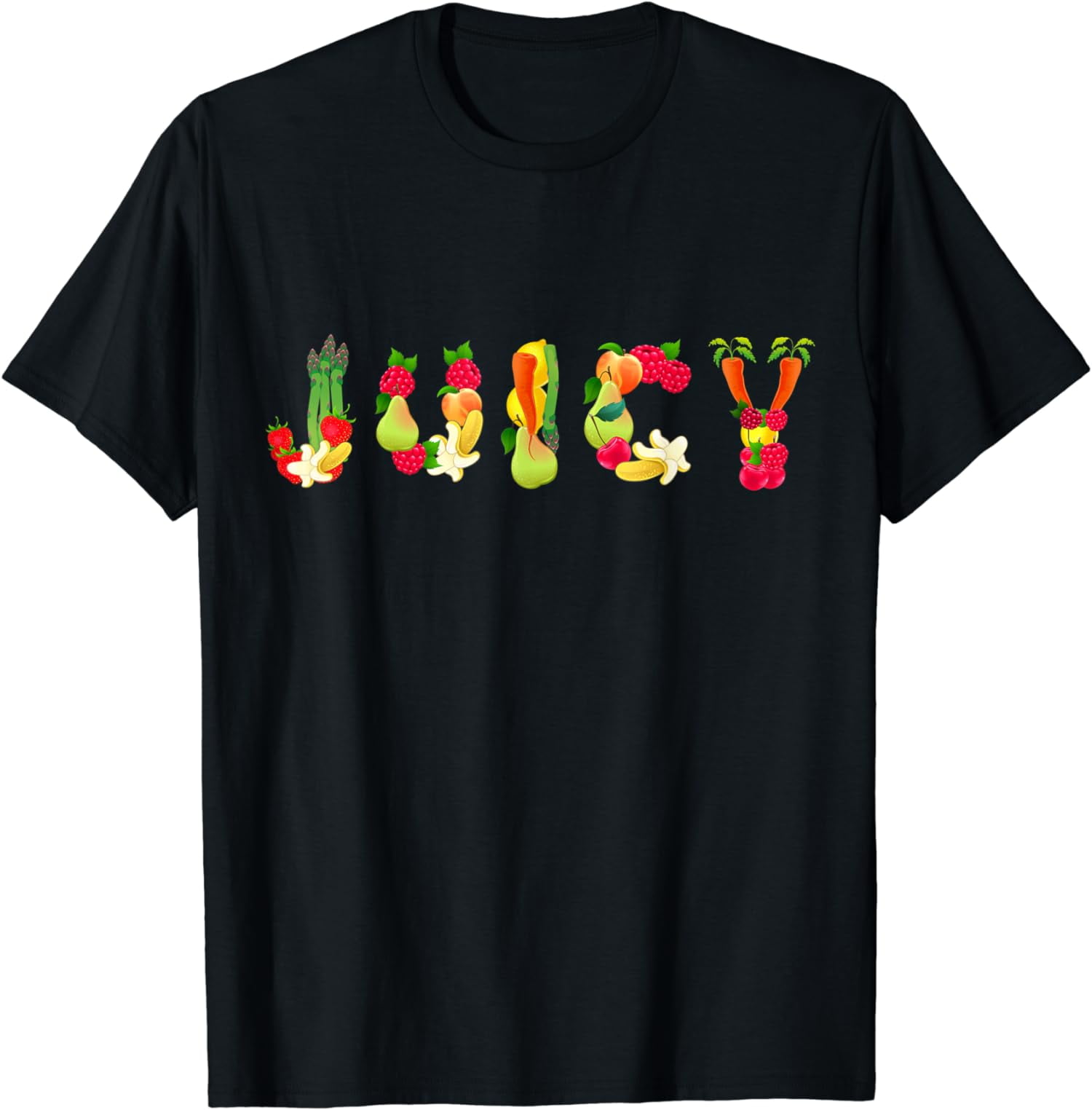 Juicy Fruitarian Art for Fruit Lover T-Shirt - Walmart.com