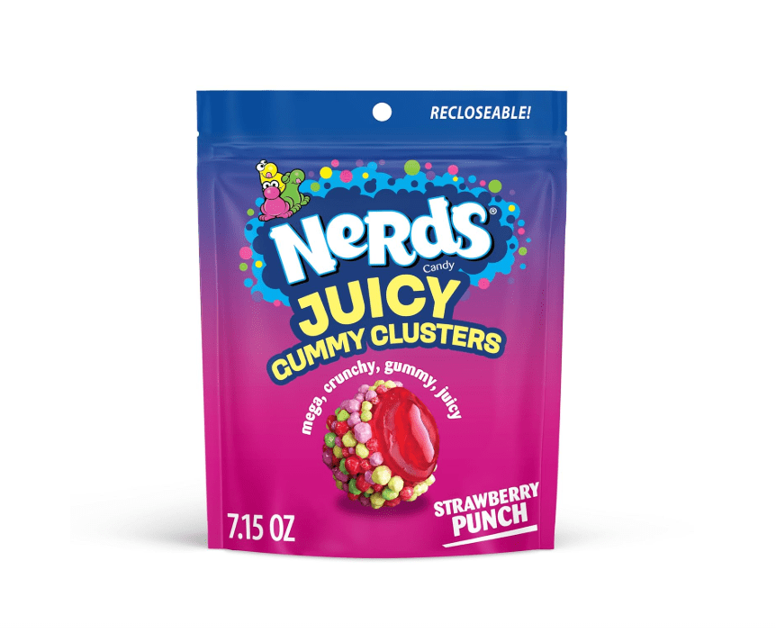 Juicy Gummy Clusters, Strawberry Punch, Juicy and Gummy Candy, 1 Stand ...