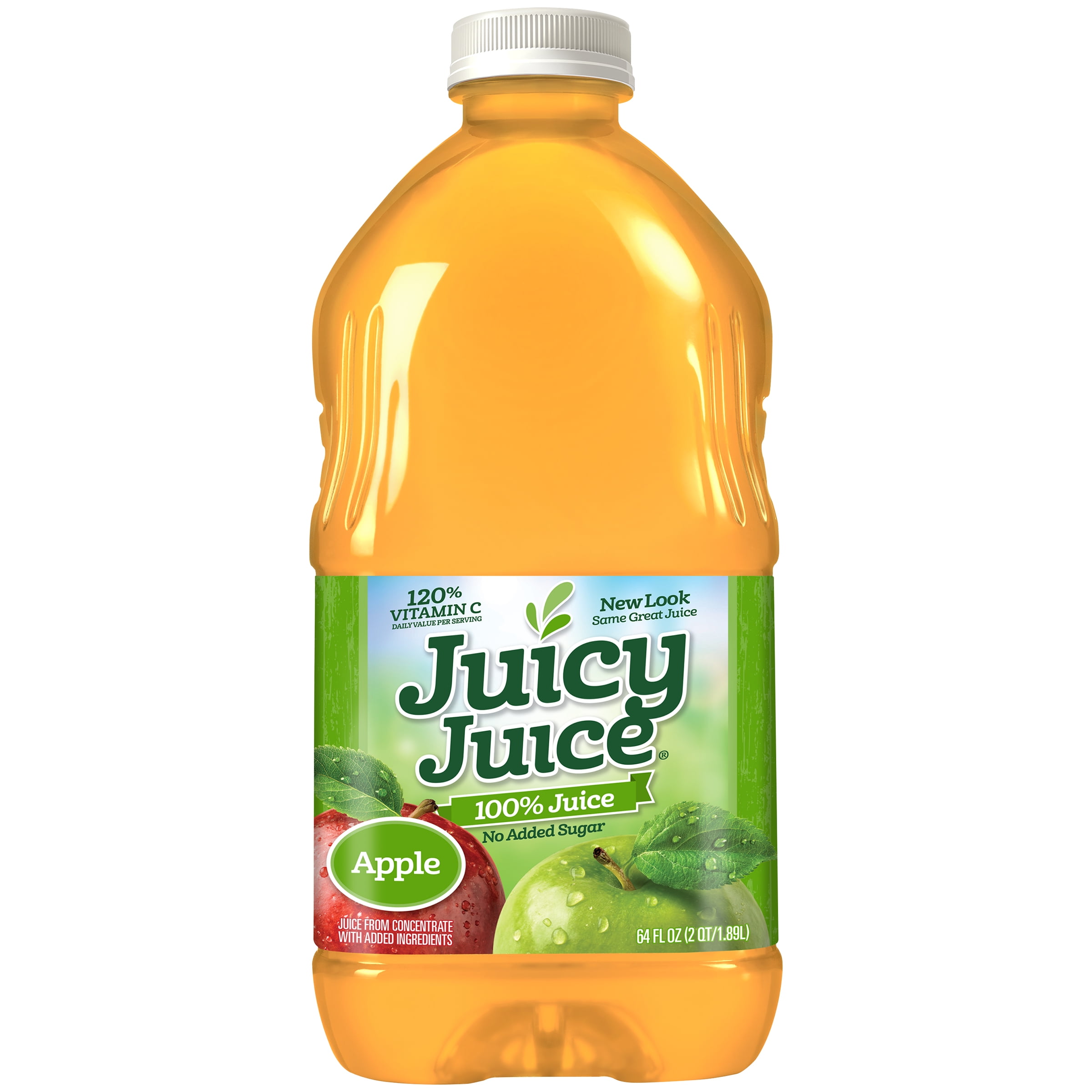 Juicy Juice 100% Juice, Apple, Shelf Stable 64 fl oz Bottle - Walmart.com