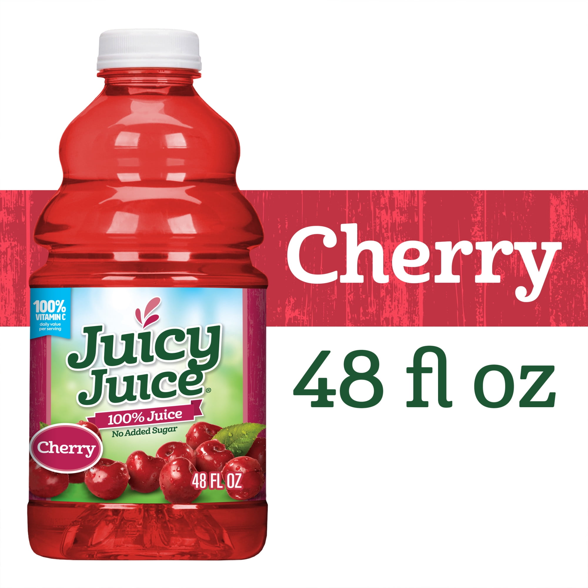 Juicy Juice 100% Juice, Cherry, 48 FL OZ Bottle - Walmart.com