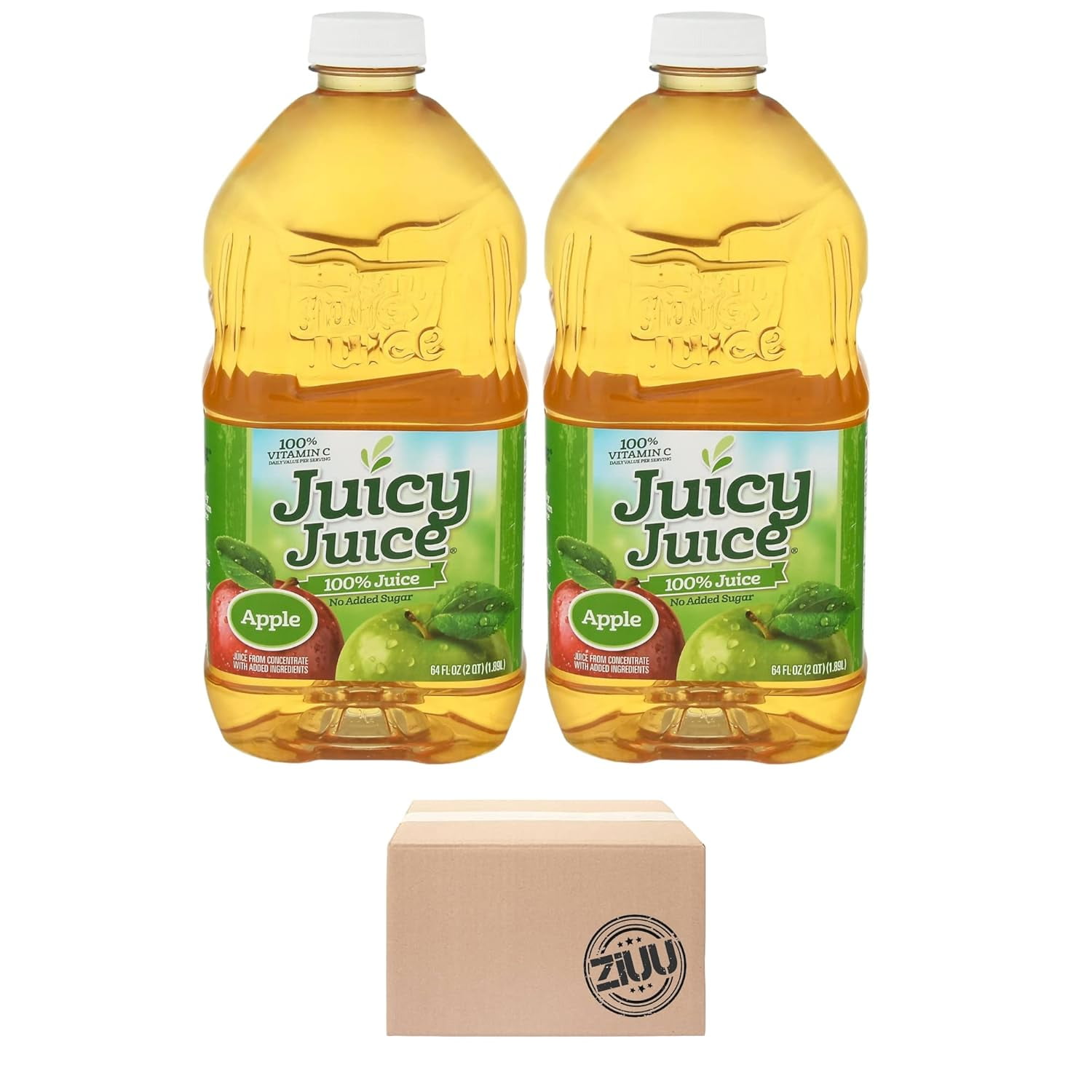 Juicy Juice , 100% Juice, Two 64 Fl Ounce Bottles, No Sugar Added Drink ...