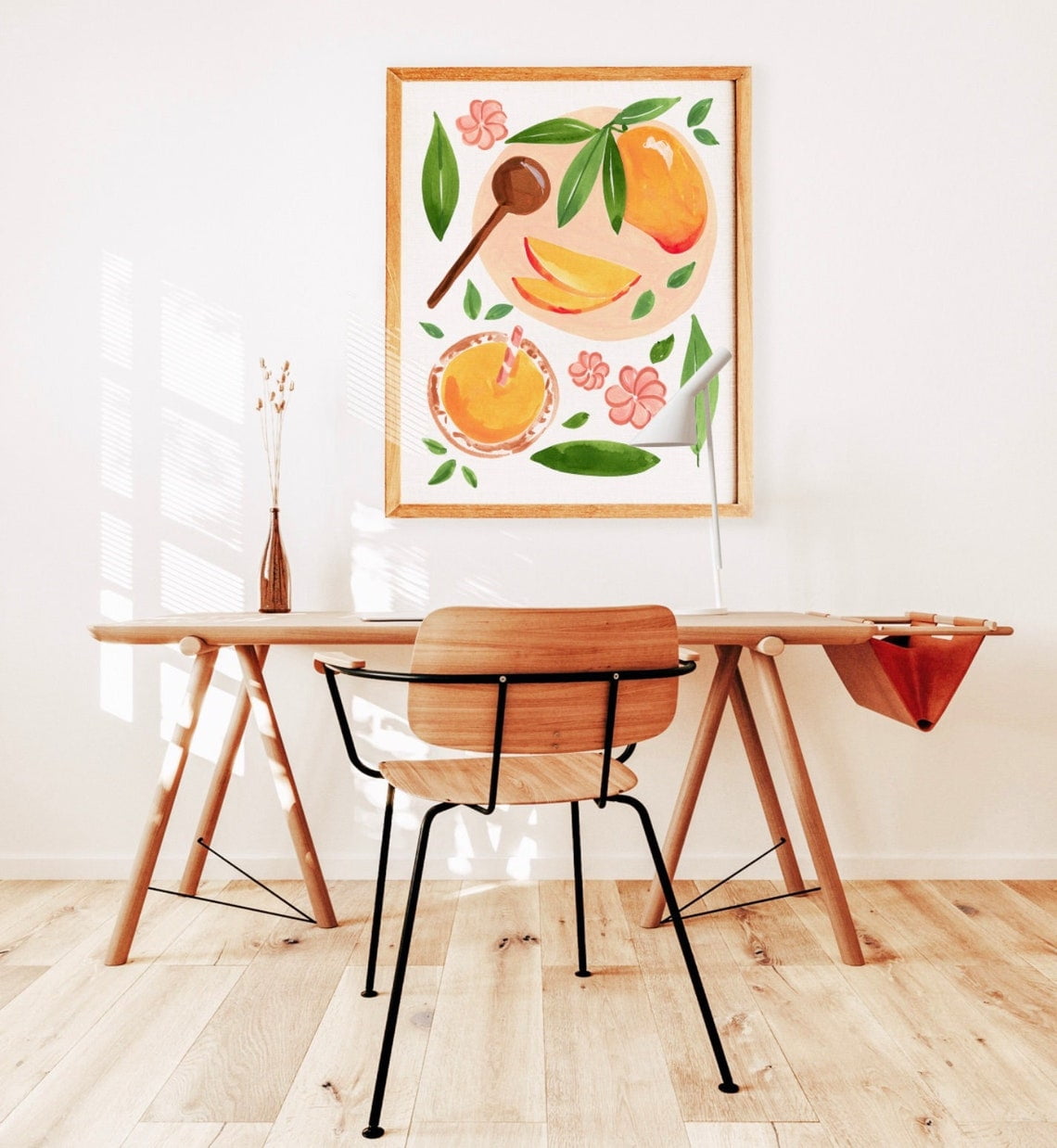Juicy Mango Kitchen Art Print - Matte Paper with Crisp White Border ...