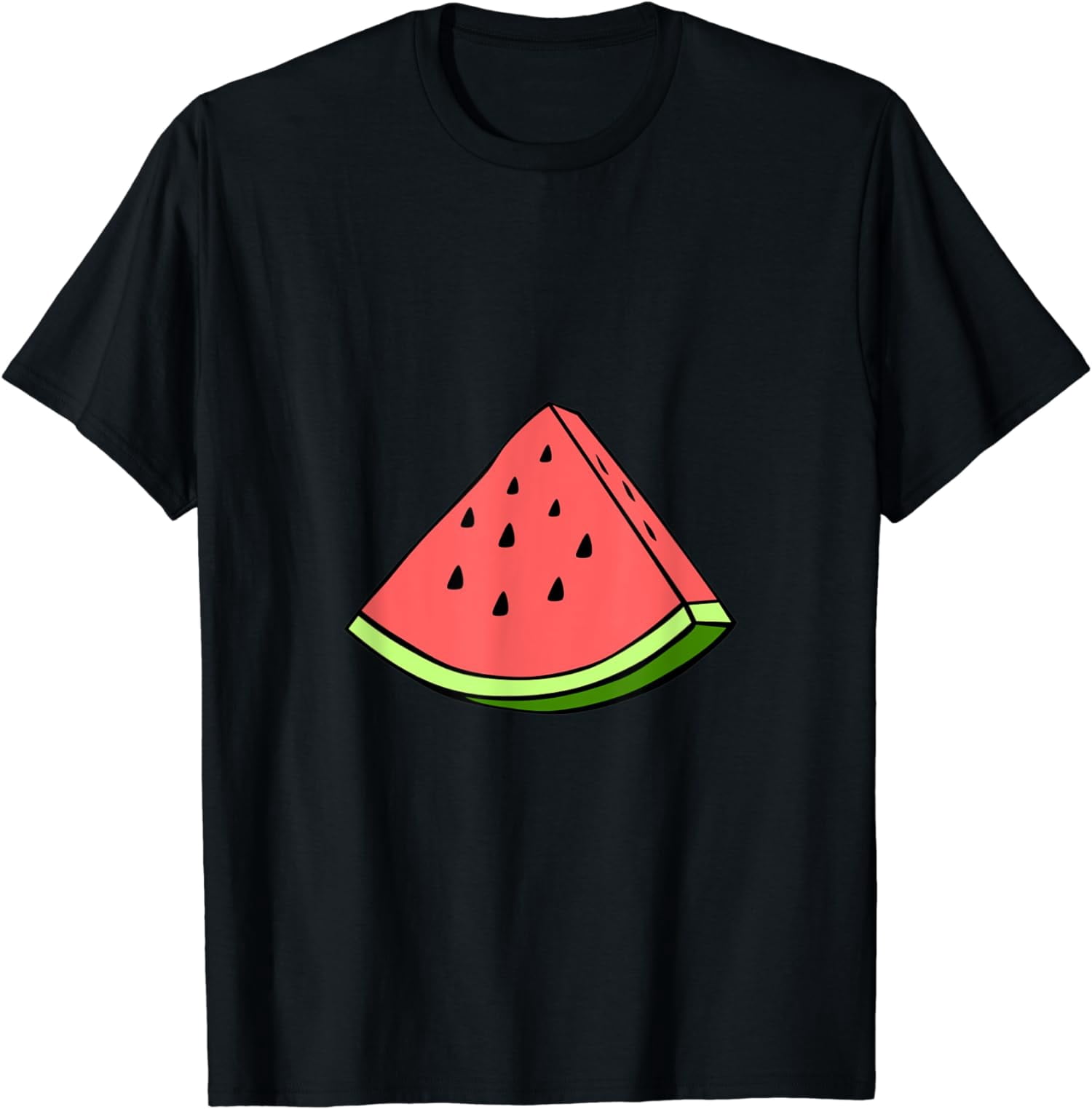 Juicy Slice of Watermelon Melon Piece Fruit T-Shirt - Walmart.com